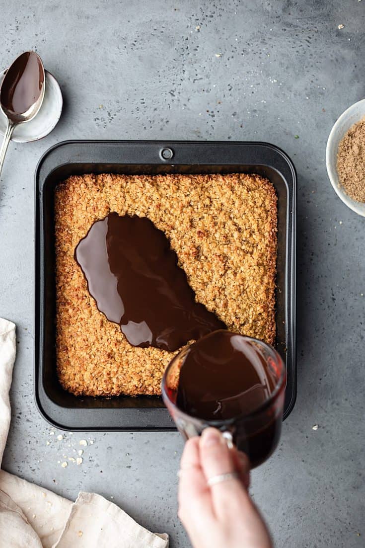 Vanilla, Coconut and Chocolate Flapjacks - Cupful of Kale
