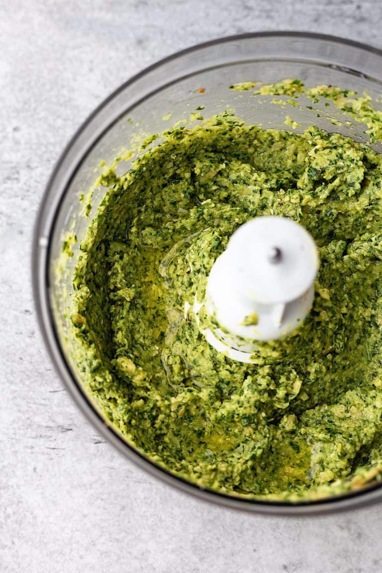 Roasted Courgette Pesto Pasta - Cupful of Kale