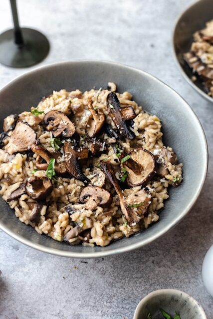 Mushroom Risotto - Cupful of Kale