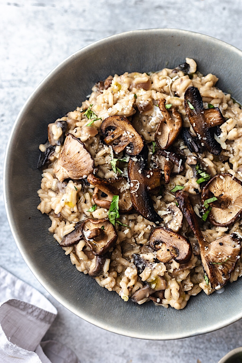 Mushroom Risotto - Cupful of Kale