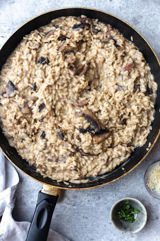 Mushroom Risotto - Cupful of Kale