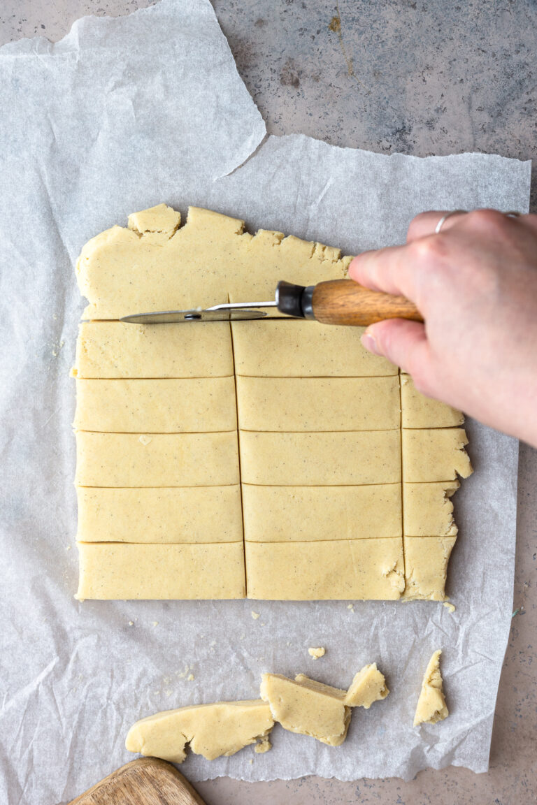 Vanilla Shortbread with Chocolate and Maple Pecans - Cupful of Kale